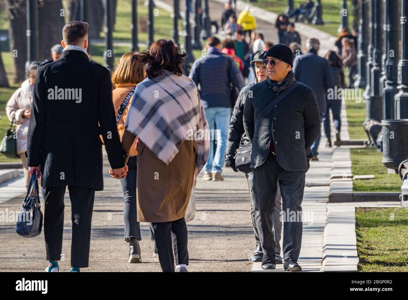 People on the streets of Moscow, Russia Stock Photo - Alamy