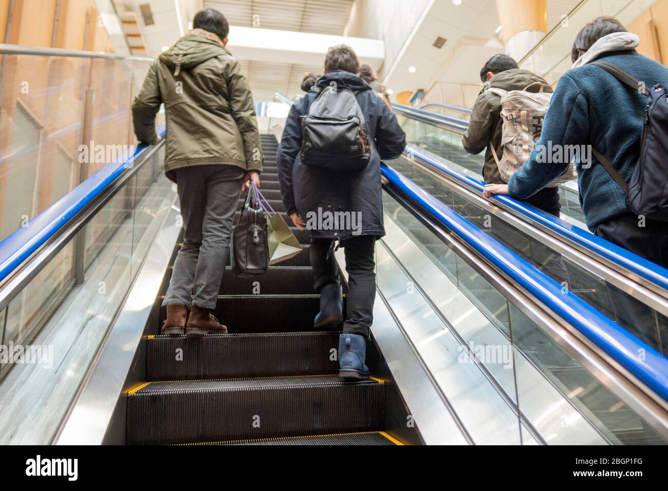 Escalators Side High Resolution Stock Photography and Images - Alamy