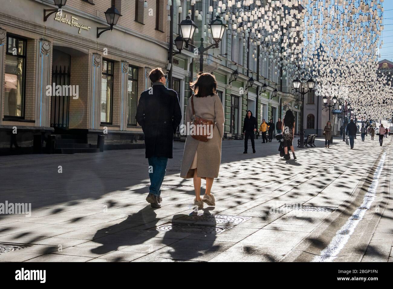 People on the streets of Moscow, Russia Stock Photo - Alamy