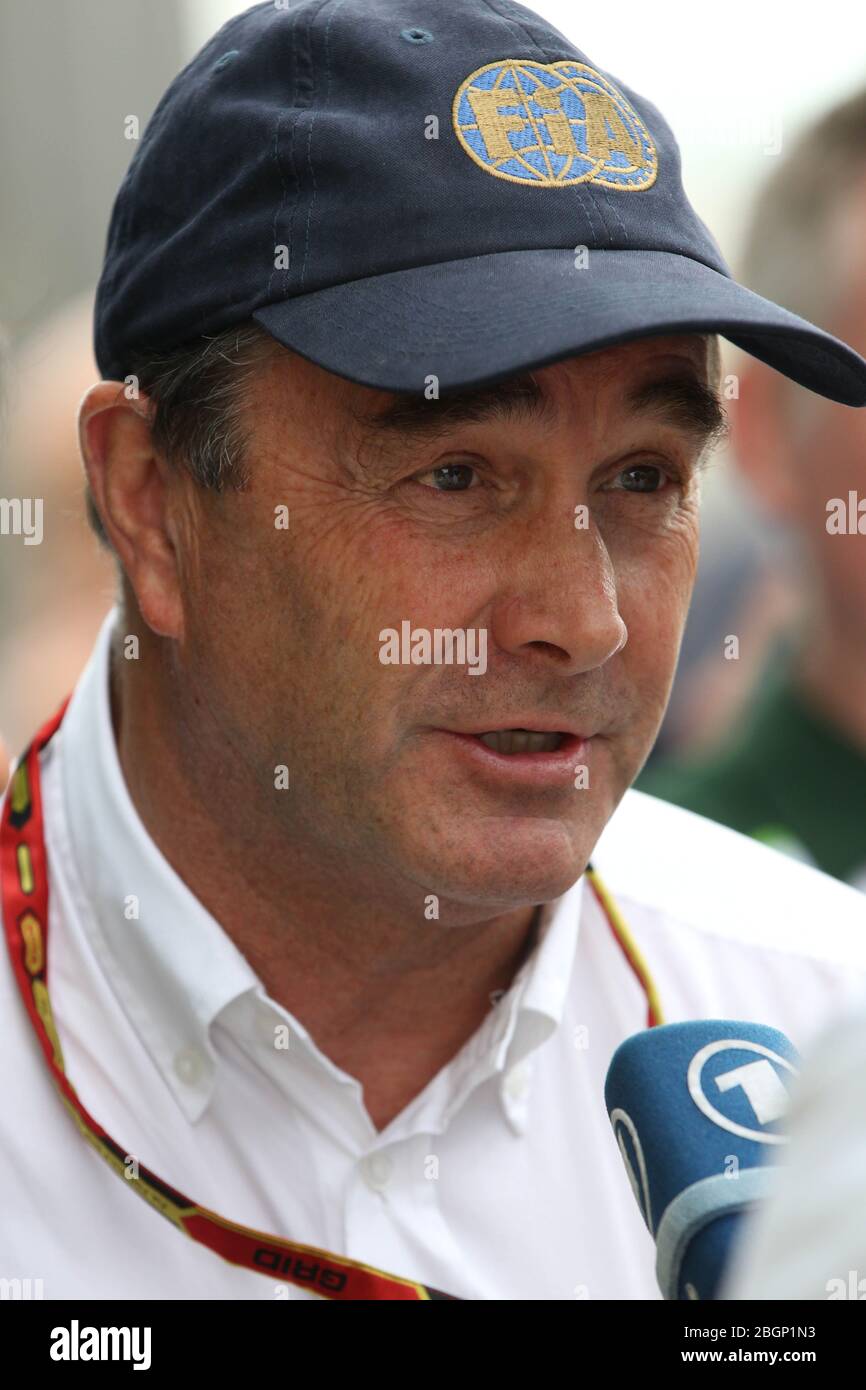 NIgel Mansell (GBR) Racing Driver Stock Photo - Alamy