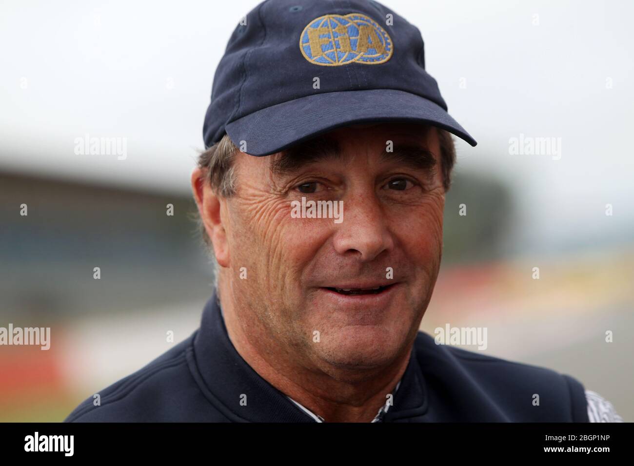 British race driver nigel mansell hi-res stock photography and images - Alamy