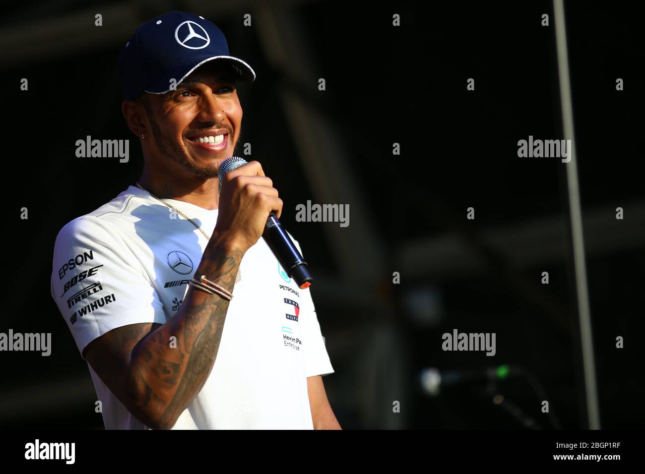 Winner race british lewis hamilton hi-res stock photography and images ...