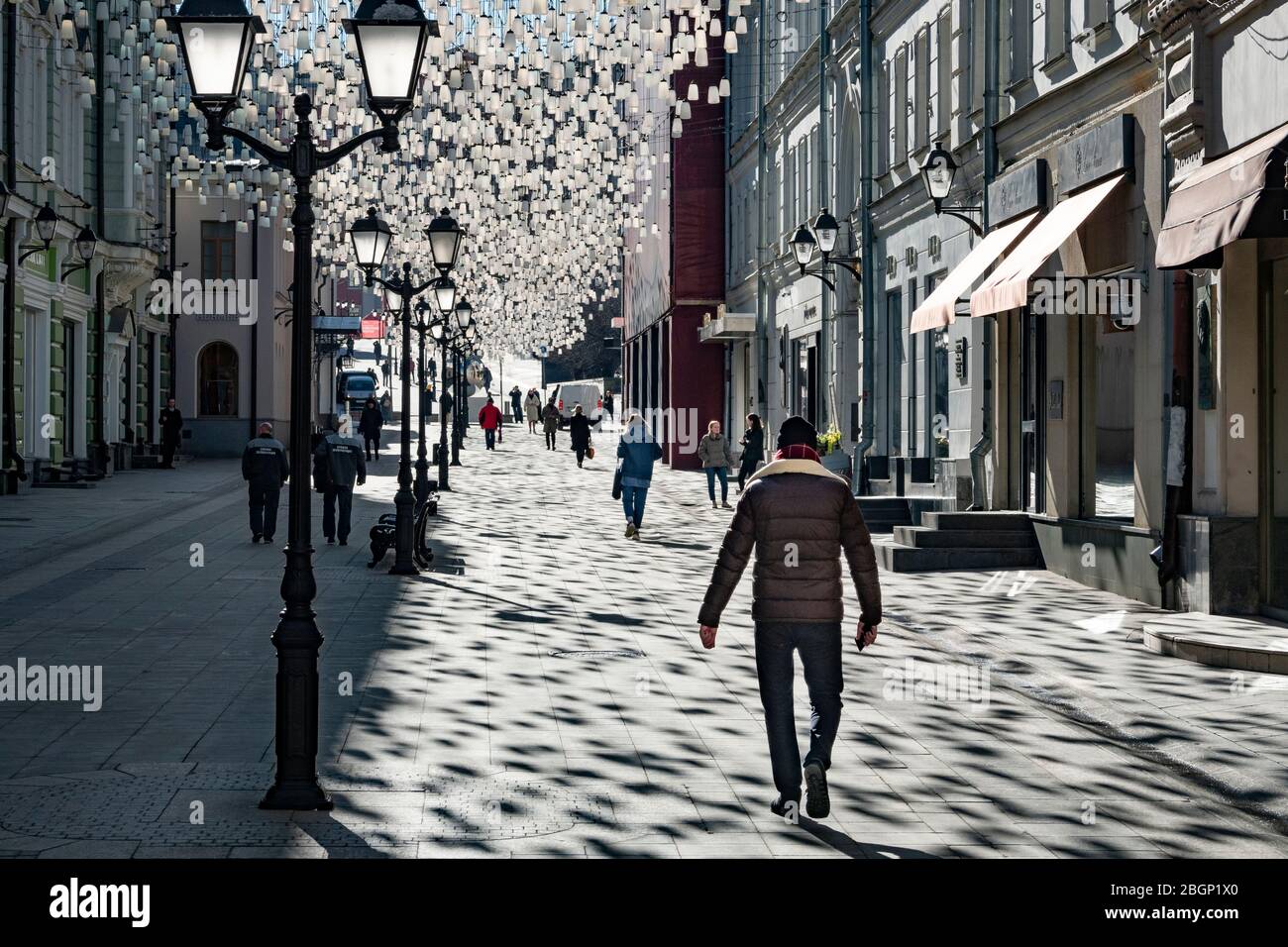 People on the streets of Moscow, Russia Stock Photo - Alamy