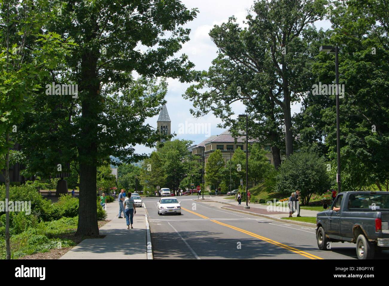 Tower Road in normal times Stock Photo - Alamy
