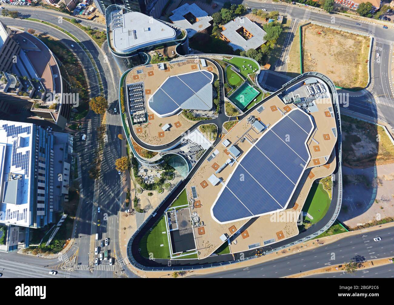Aerial photo of Discovery Head Office Stock Photo - Alamy