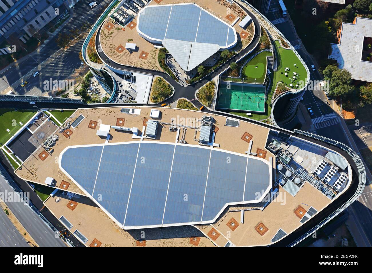 Aerial photo of Discovery Head Office Stock Photo - Alamy