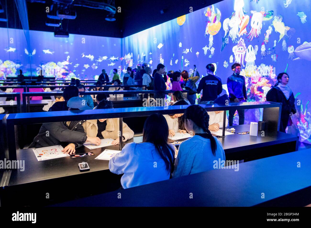 Teamlab borderless art hi-res stock photography and images - Alamy