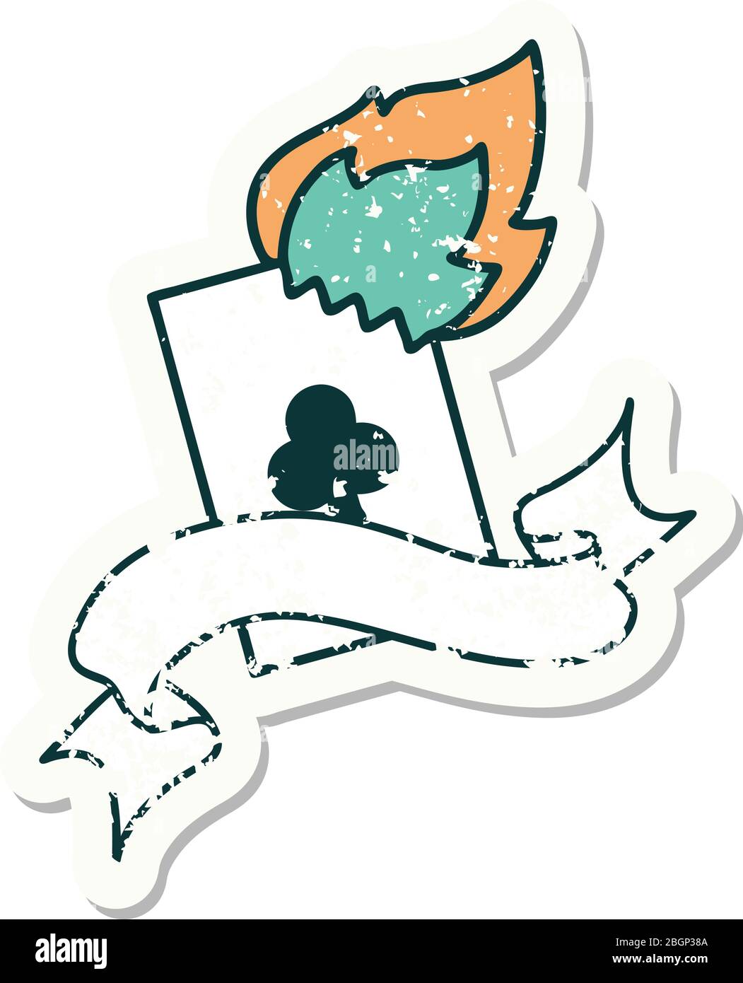 Worn out sticker Stock Vector Images - Alamy