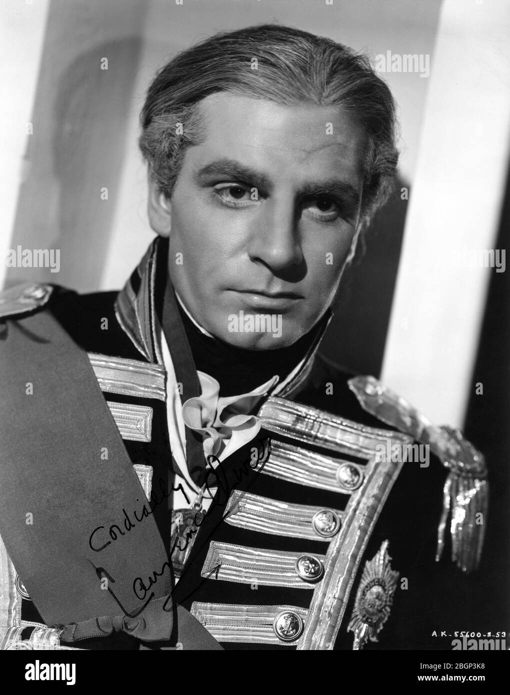 LAURENCE OLIVIER Portrait as Nelson in LADY HAMILTON aka THAT HAMILTON ...