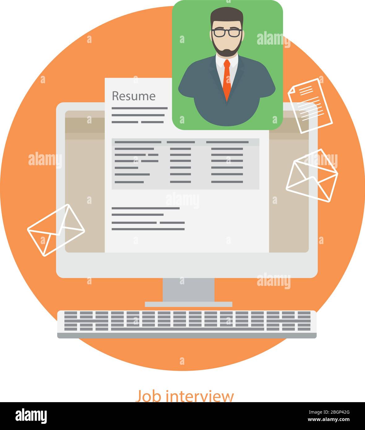 Hire interview or job interview. Human resources recruiting sign ... Hire interview or job interview. Human resources recruiting sign ...