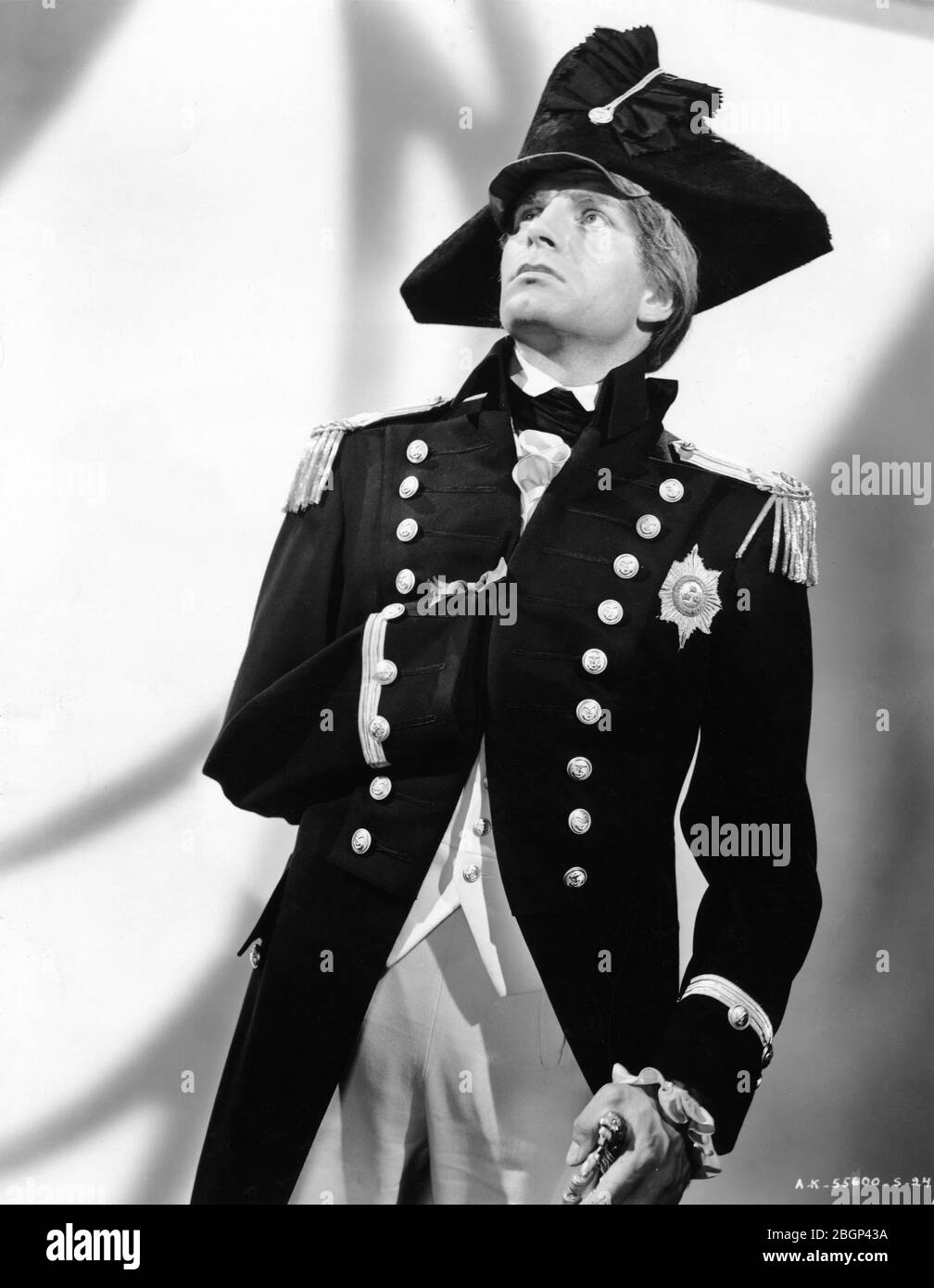 LAURENCE OLIVIER as Nelson Portrait at Battle of Trafalgar in LADY ...
