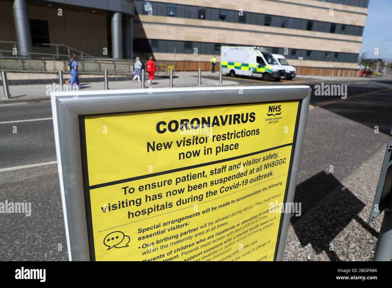 Visitor restrictions hospital hi-res stock photography and images - Alamy