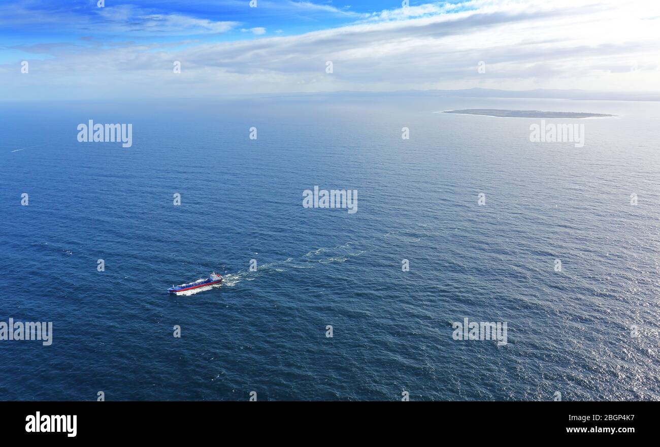 Aerial photo of yachts and boats in Table Bay Harbour Stock Photo - Alamy