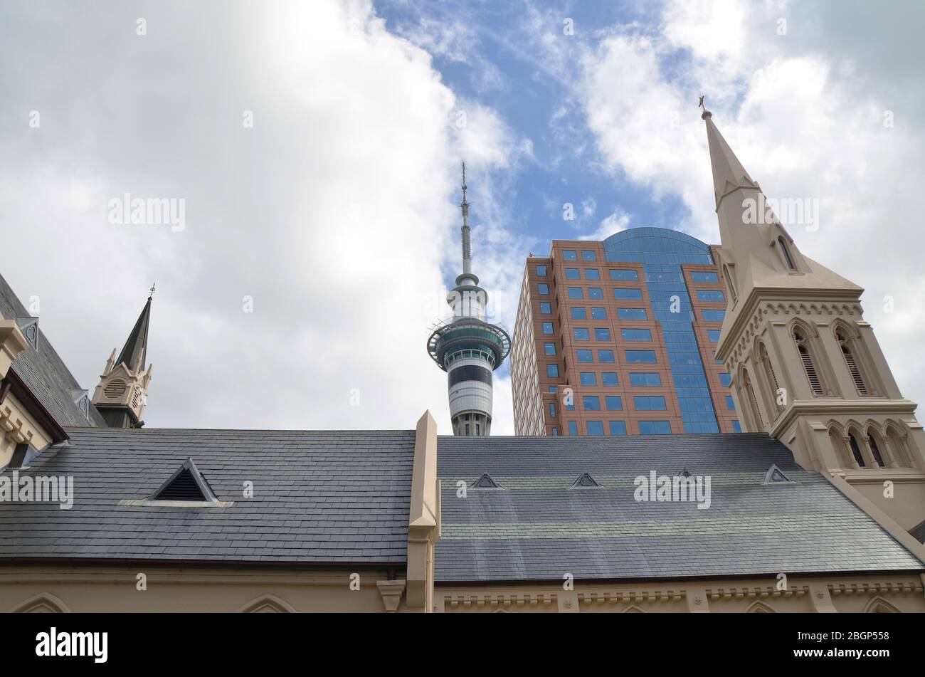 Auckland downtown modern architecture hi-res stock photography and ...