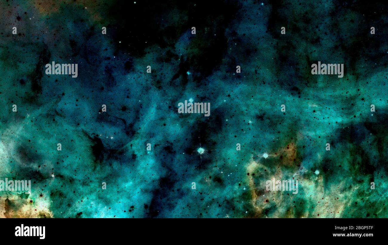 Green cosmic background. Nebulae space. Elements of this image ...