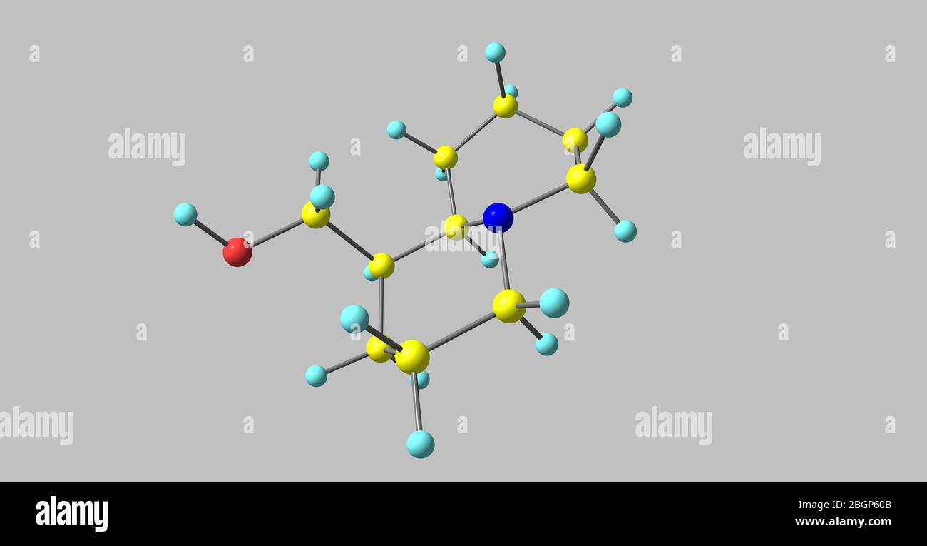 Lupinine is a bitter tasting quinolizidine alkaloid present in Lupinus ...