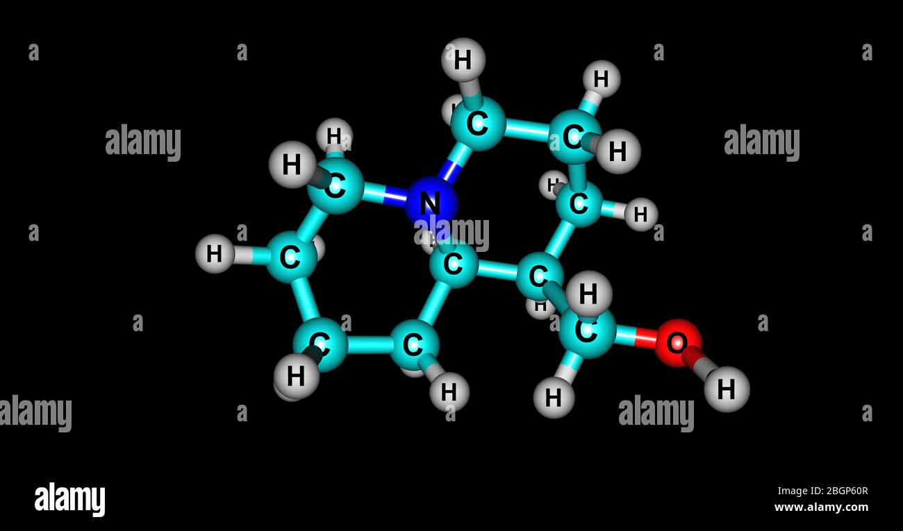Lupinine is a bitter tasting quinolizidine alkaloid present in Lupinus ...