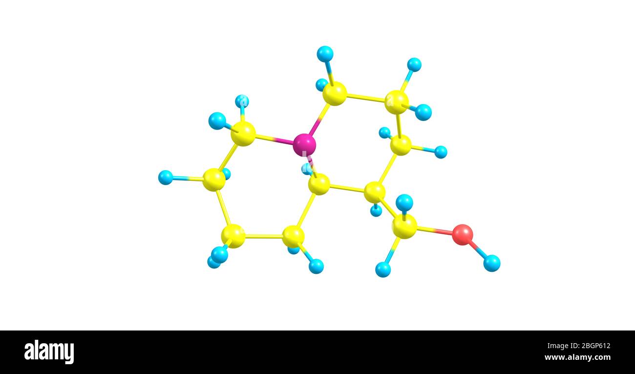 Lupinine is a bitter tasting quinolizidine alkaloid present in Lupinus ...
