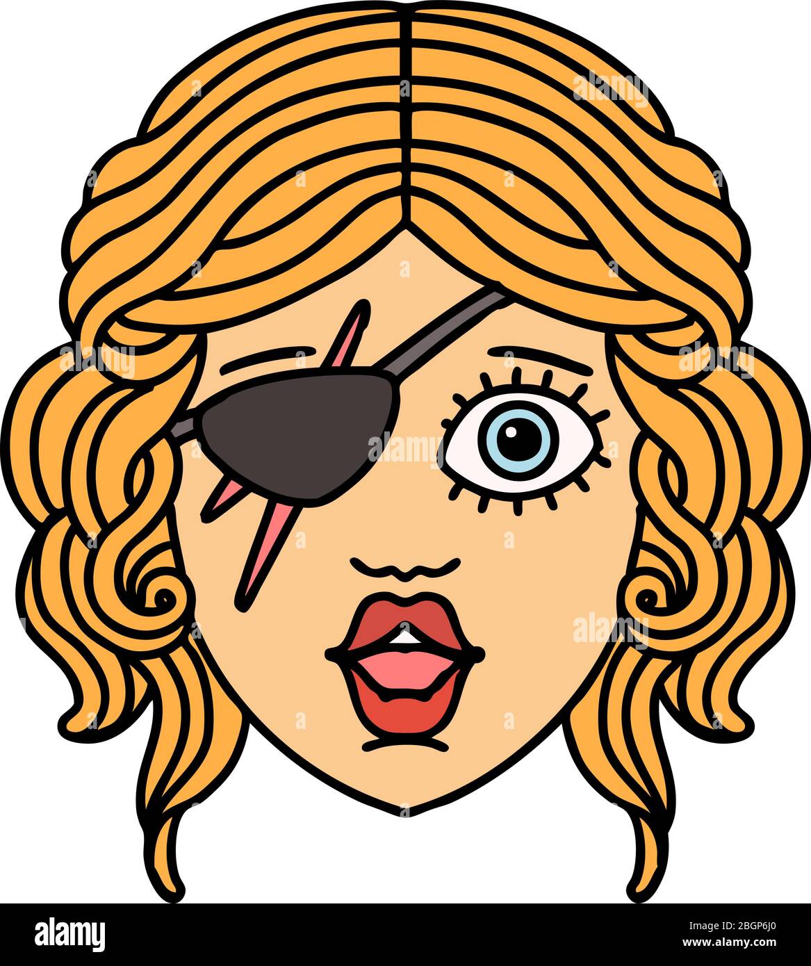 Retro Tattoo Style human rogue character Stock Vector Image & Art - Alamy