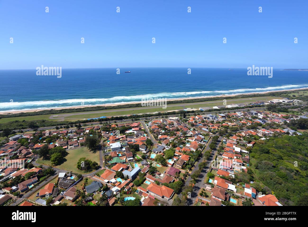 Aerial view of Virginia Airport Stock Photo - Alamy