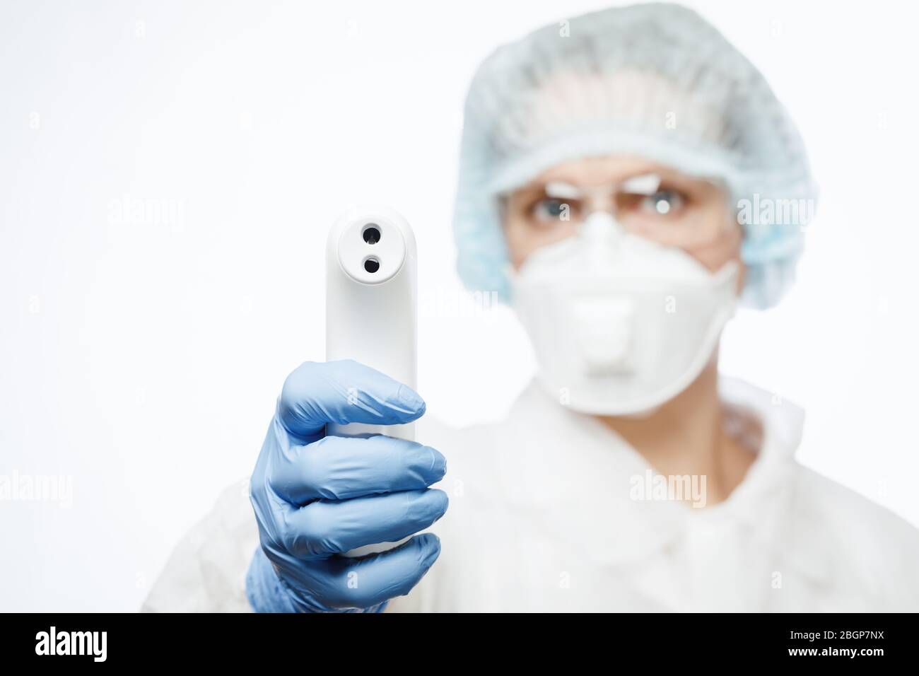 Digital temperature screening hi-res stock photography and images - Alamy