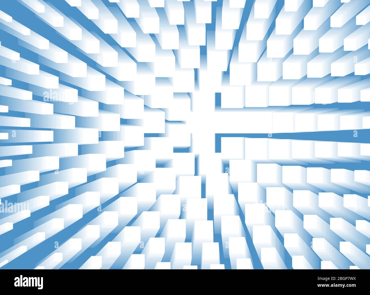 Modern blue vector square scatter explosion background Stock Vector ...