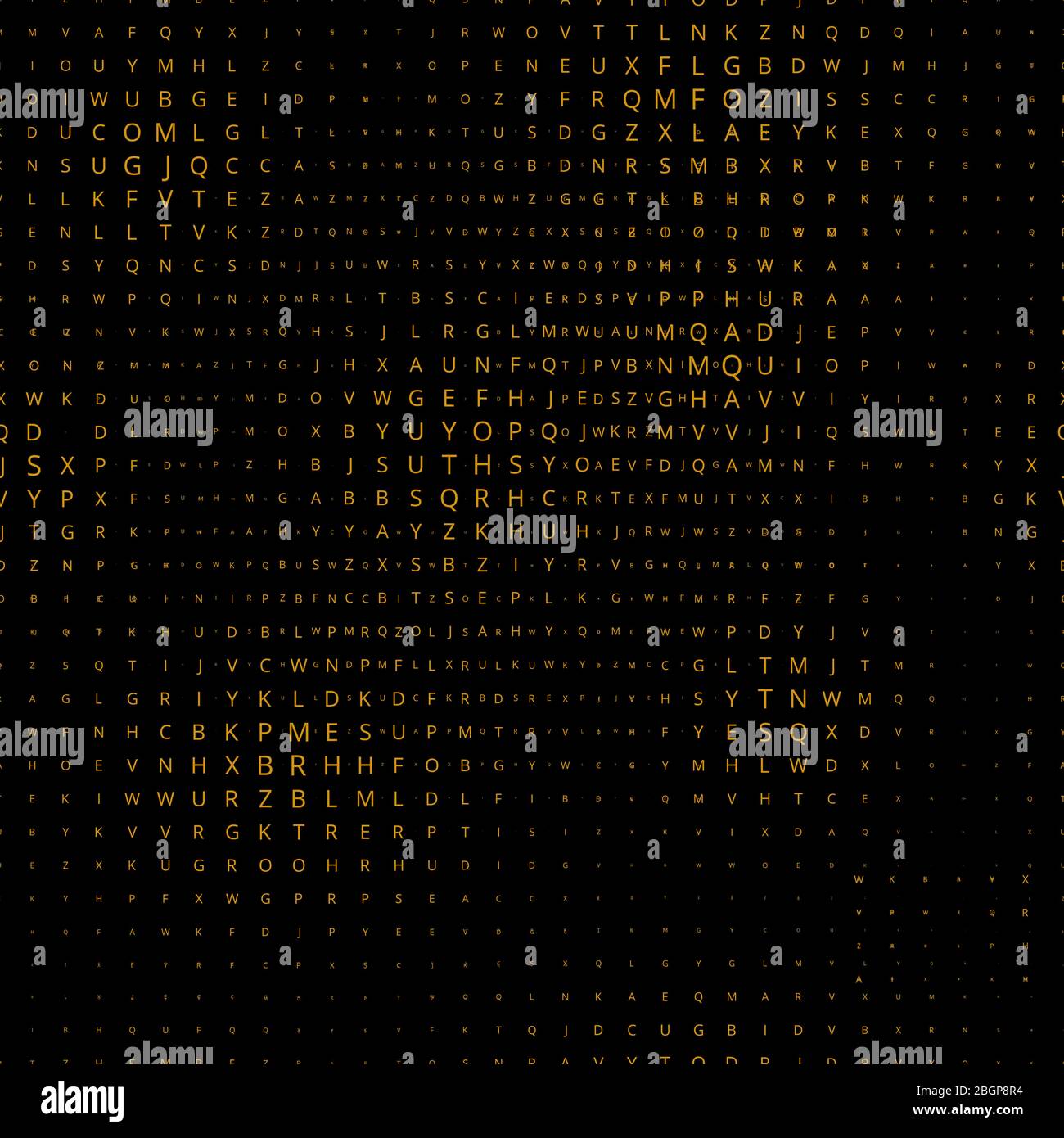 Abstract digital letters seamless pattern. Vector illustration Stock ...