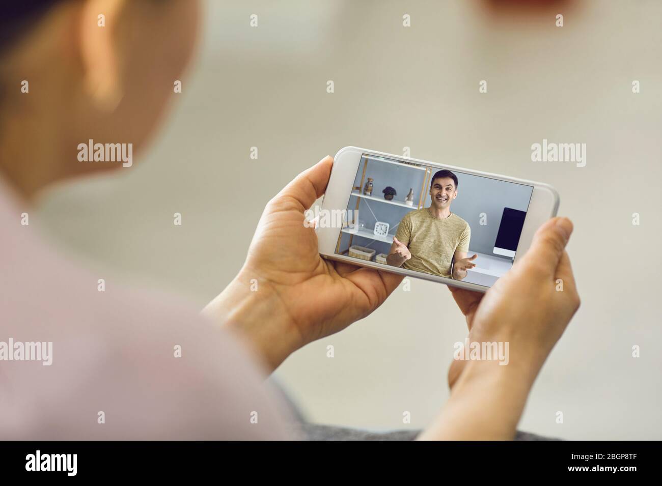 Business people talking video call hi-res stock photography and images ...