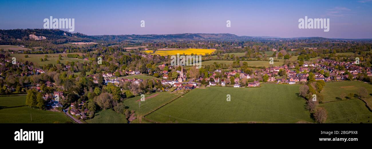 Brockham Village, Surrey, UK Stock Photo - Alamy