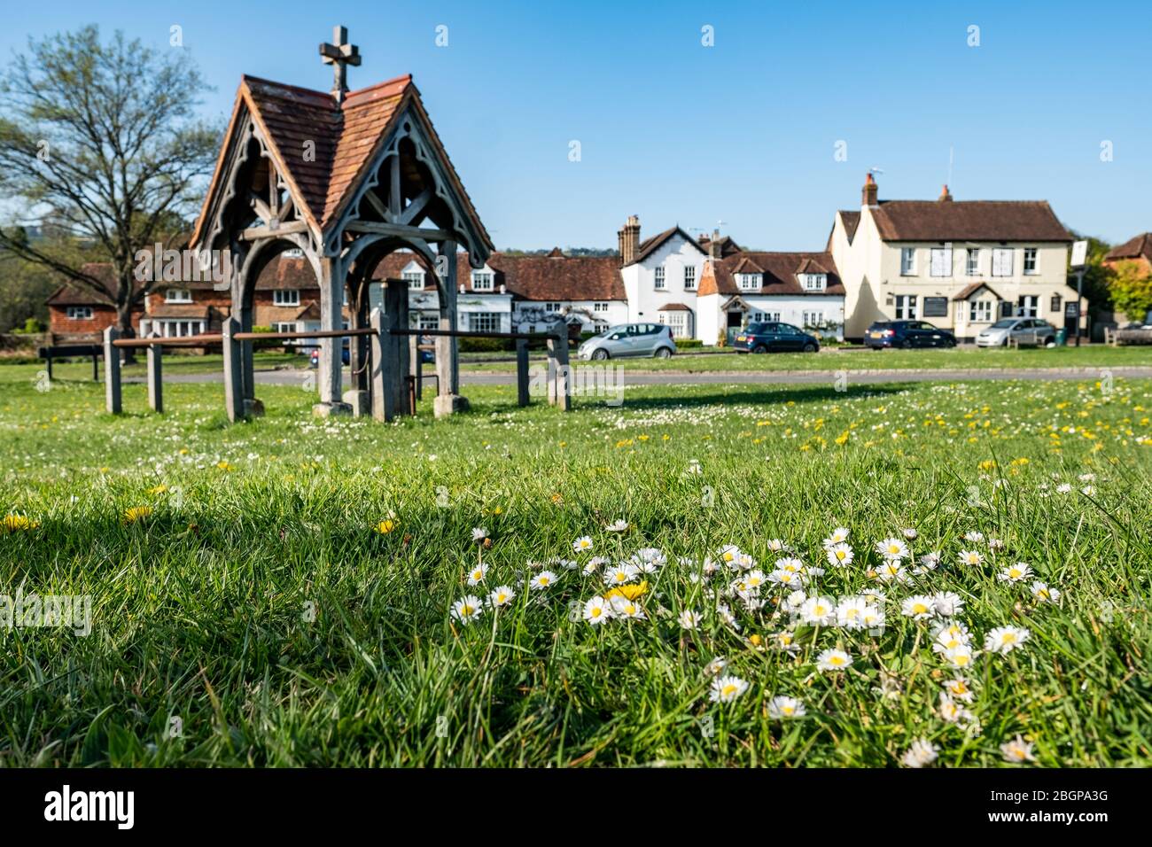 Brockham village hi-res stock photography and images - Alamy