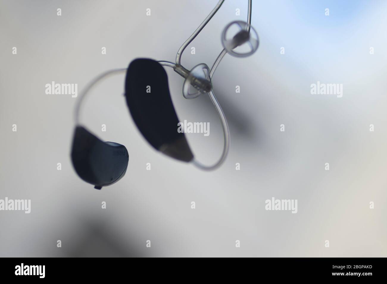 Digital modern technology for deaf people micro hearing aid Stock Photo ...