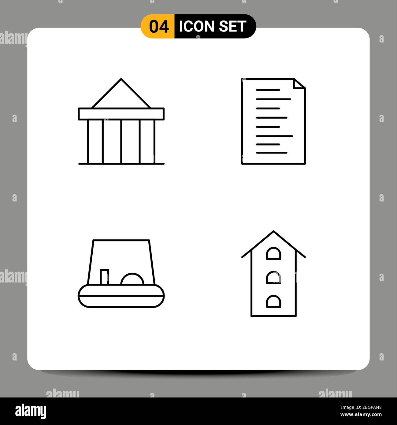 Court house columns Stock Vector Images - Alamy