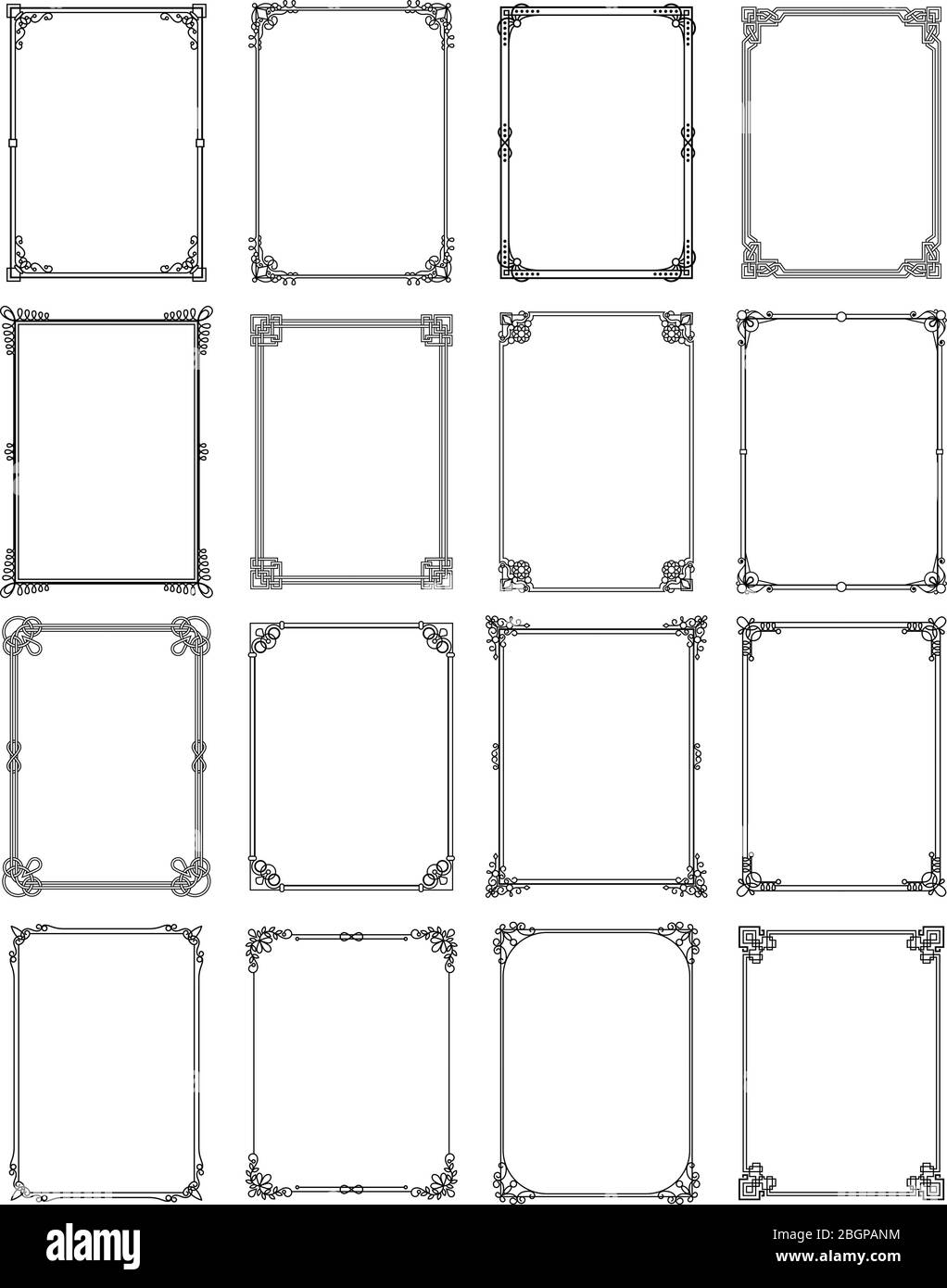 Simple Designs For Borders For Charts