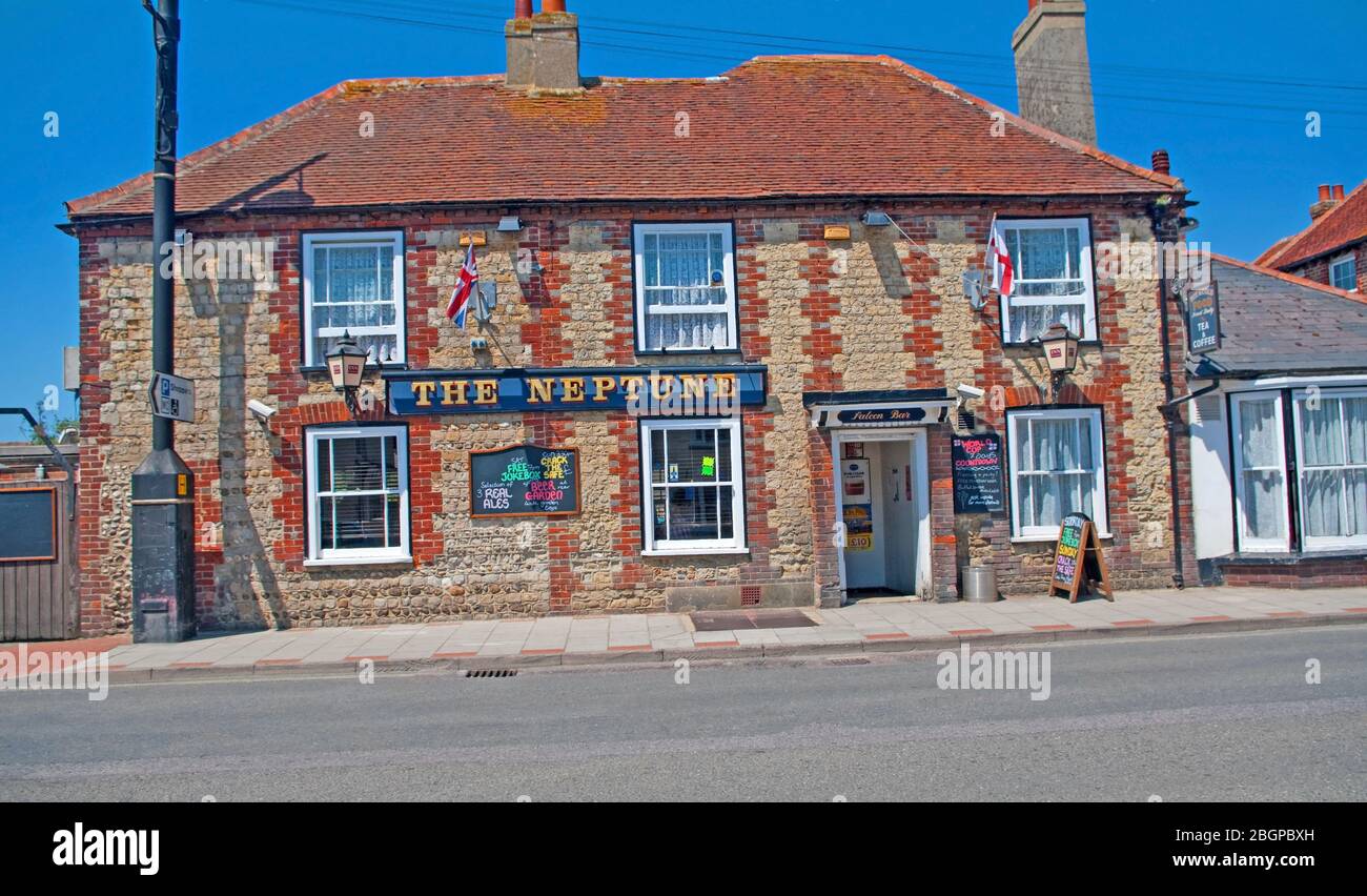 Selsey, Sussex, The Neptune Pub Stock Photo - Alamy