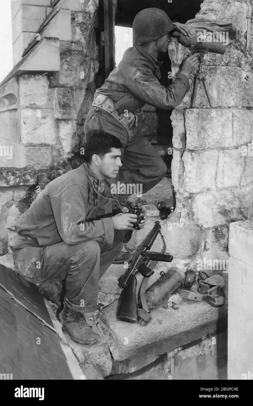 August 30, 1944: Spotting enemy movements from the tower of Saint ...