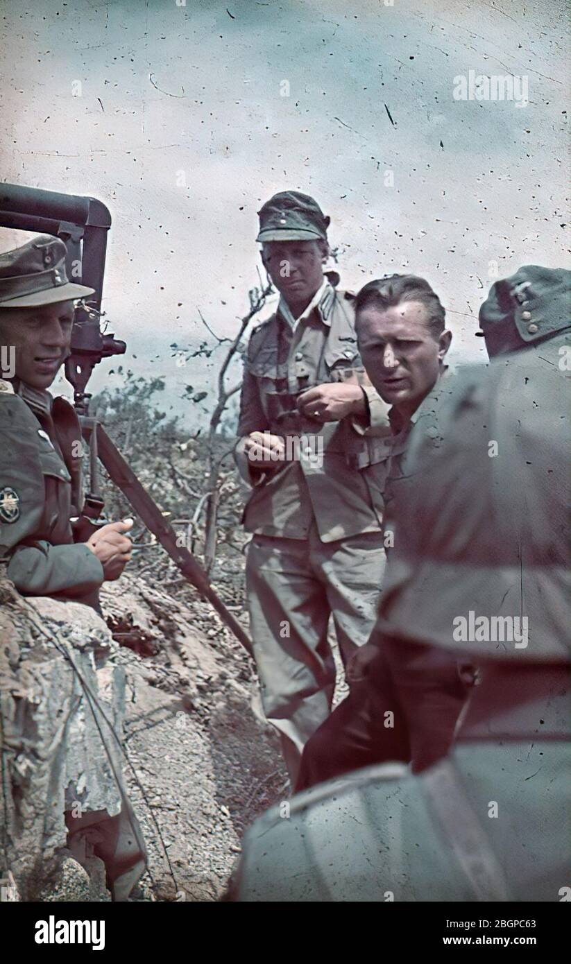 German observation post Stock Photo - Alamy