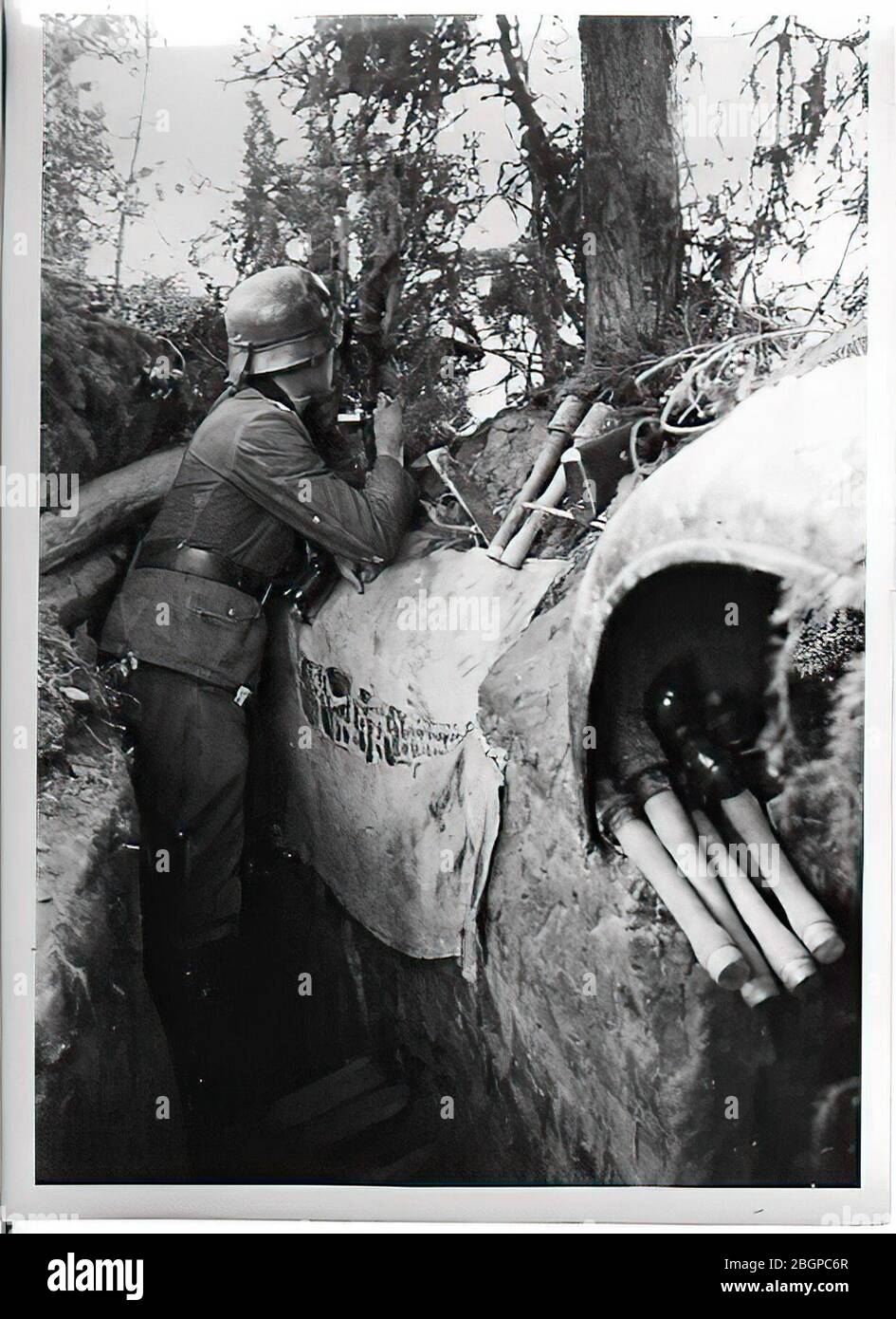 German observation post Stock Photo - Alamy