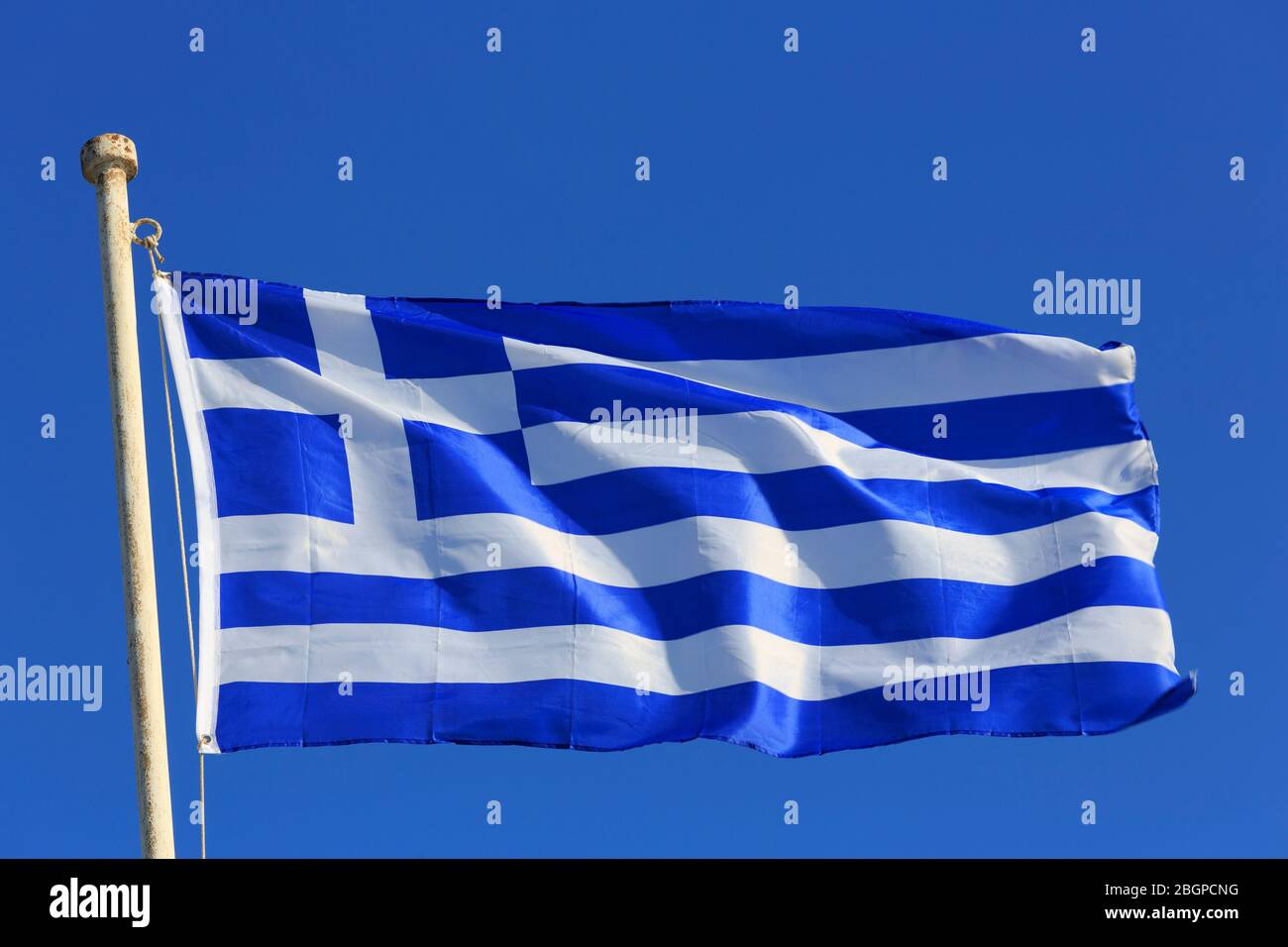 National flag of greece hi-res stock photography and images - Alamy