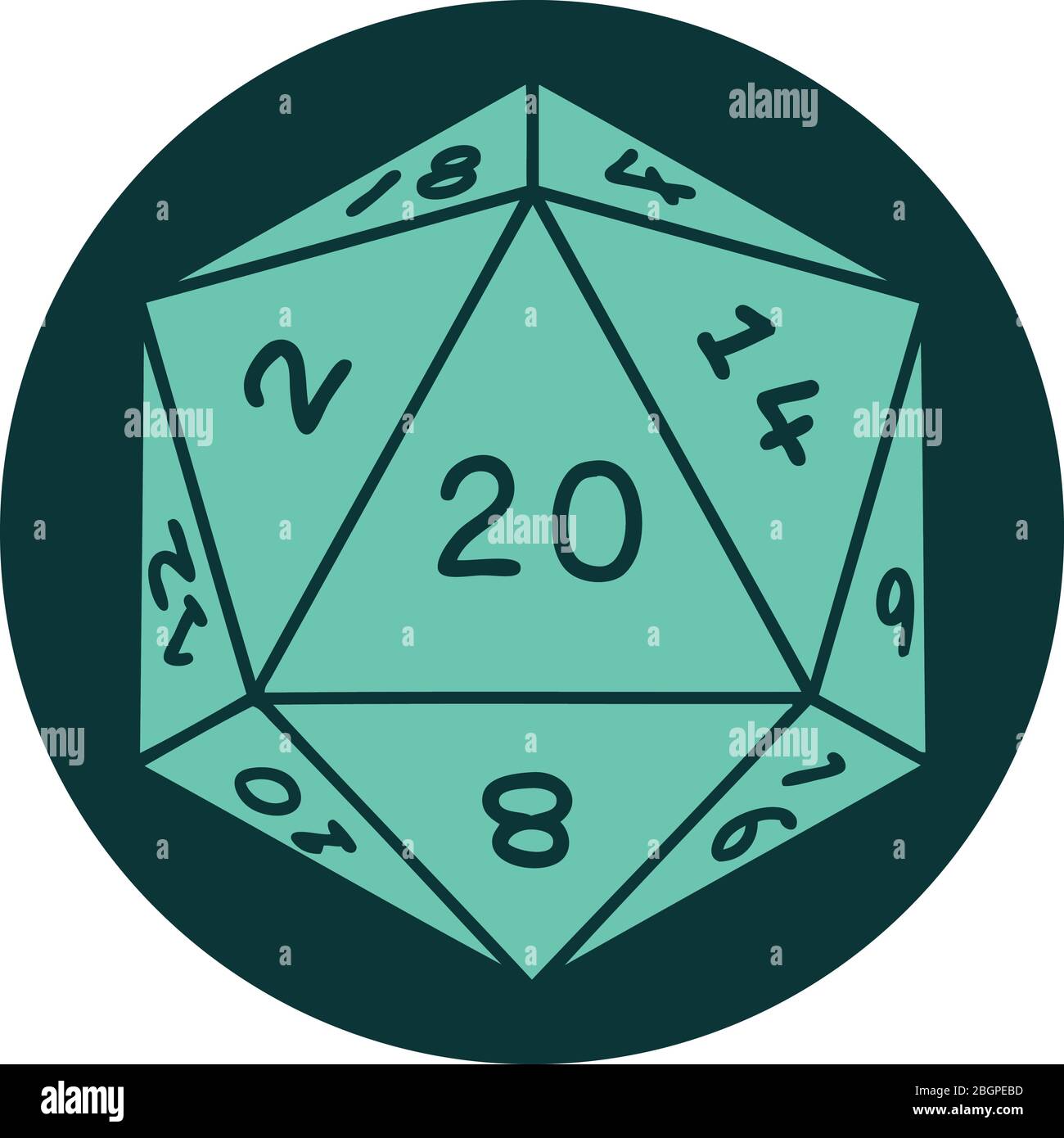 Dungeons and dragons dice Cut Out Stock Images & Pictures - Alamy