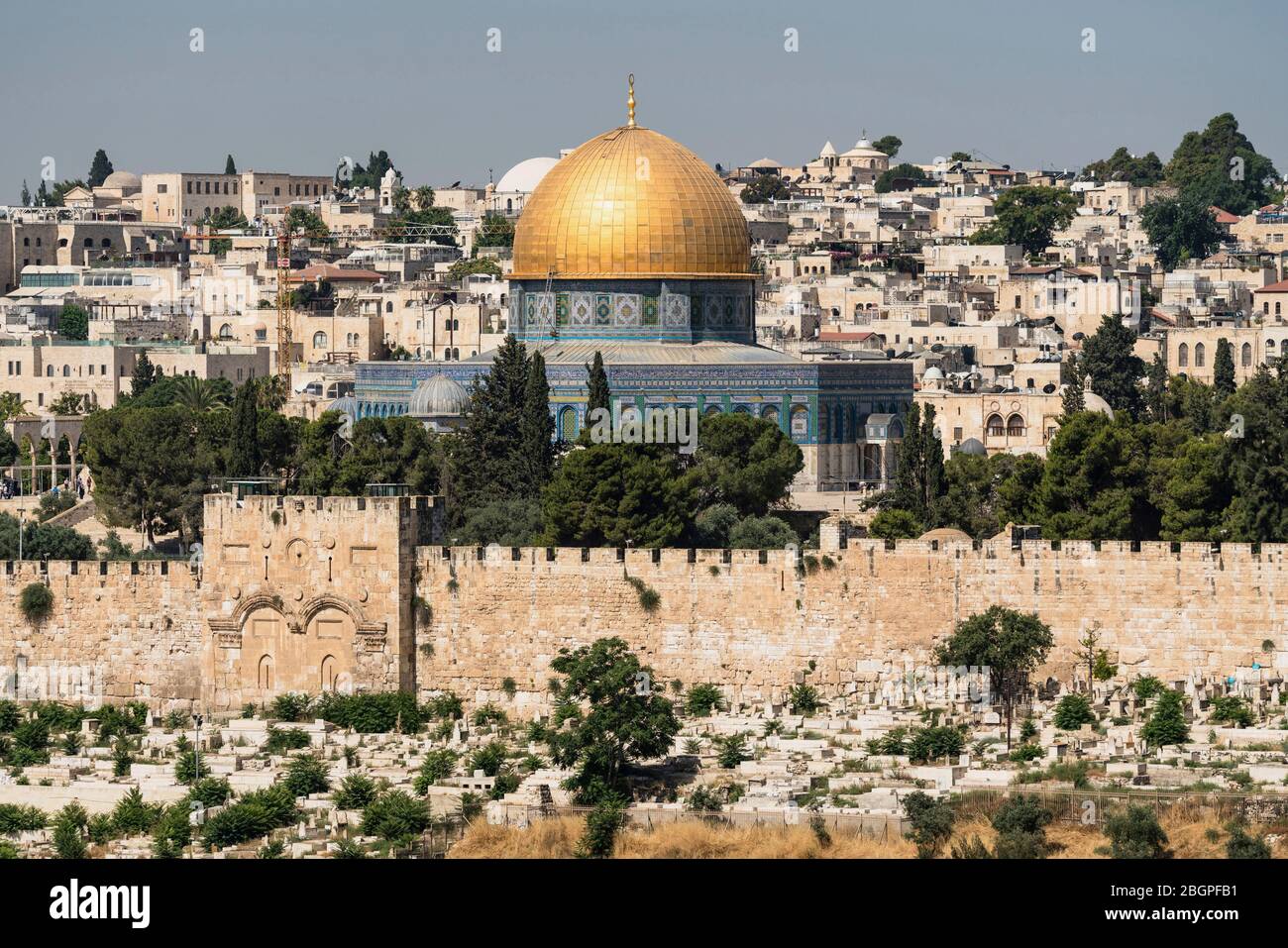 Israel, Jerusalem, al-Haram ash-Sharif, The Dome of the Rock shrine or ...