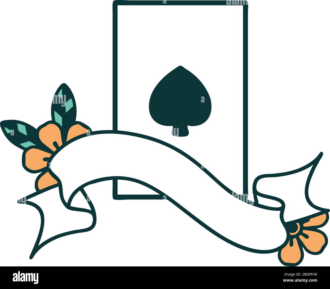 Ace tattoo Stock Vector Images - Alamy