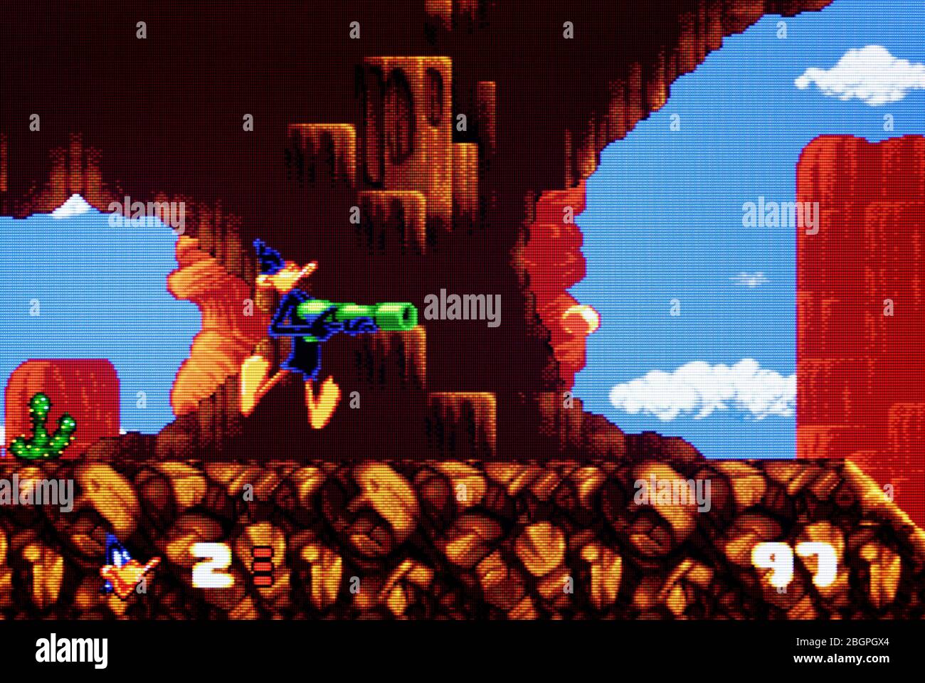 Daffy Duck in Hollywood - Sega Genesis Mega Drive - Editorial use only ...