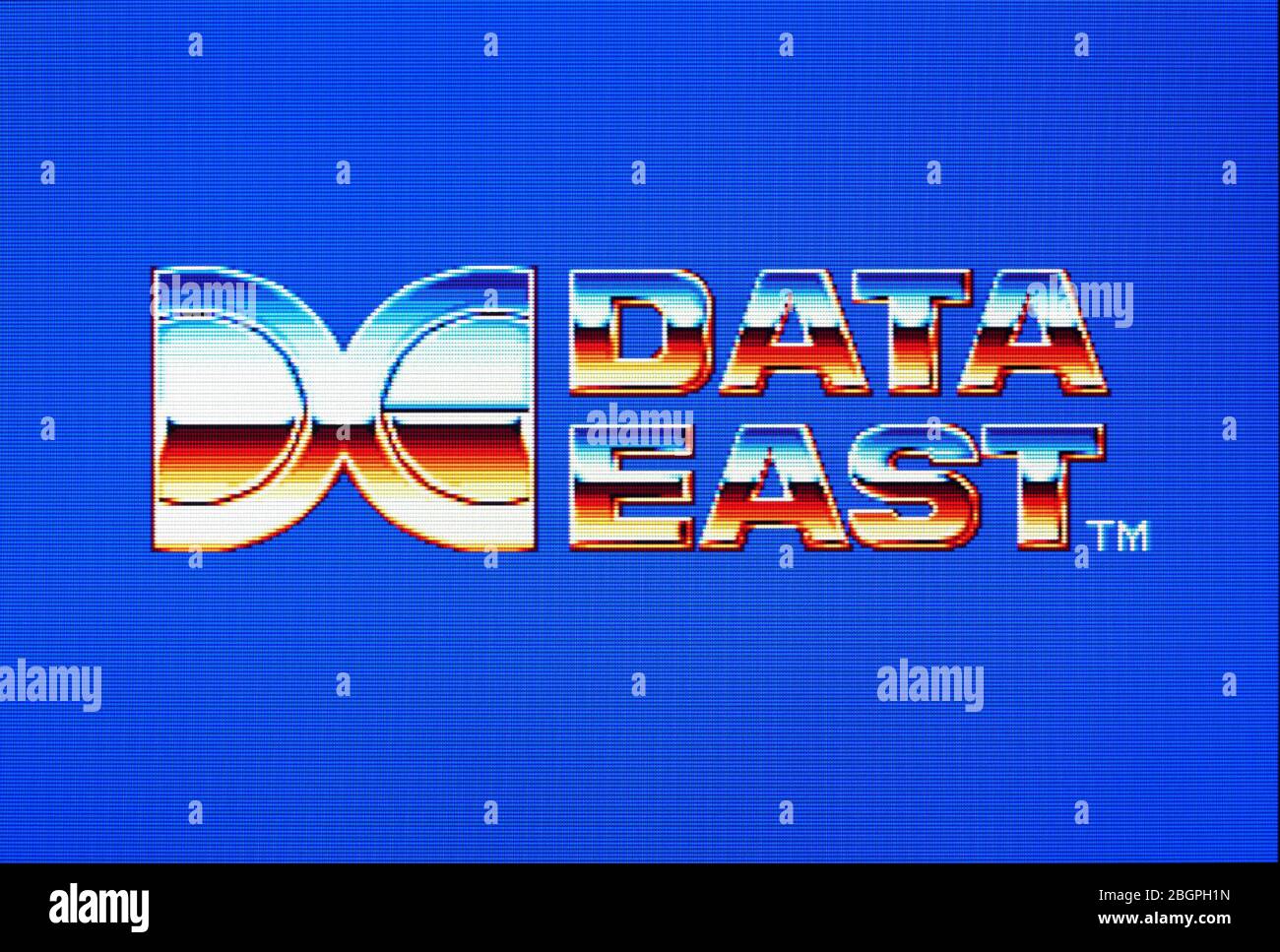 Data East Logo - Sega Genesis Mega Drive - Editorial use only Stock ...