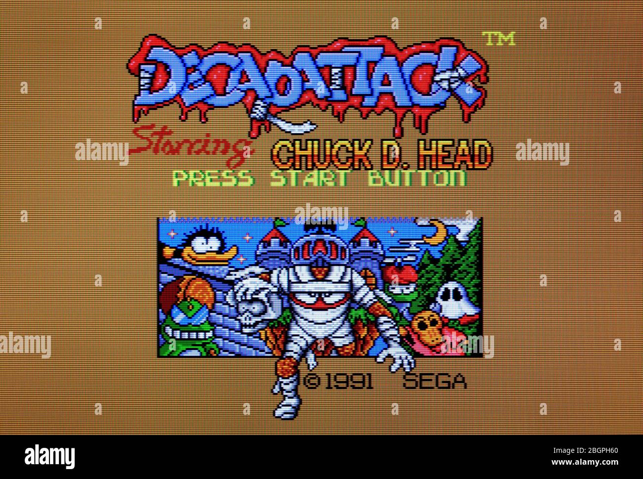 Decapattack starring Chuck D Head - Sega Genesis Mega Drive - Editorial ...