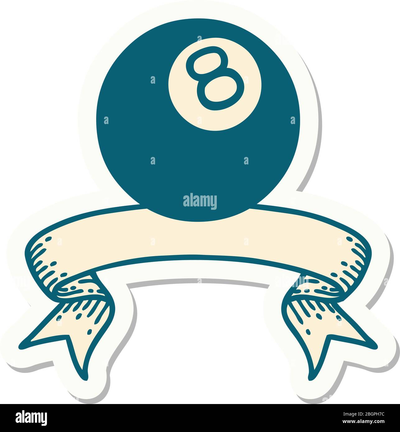Retro magic 8 ball Stock Vector Images - Alamy