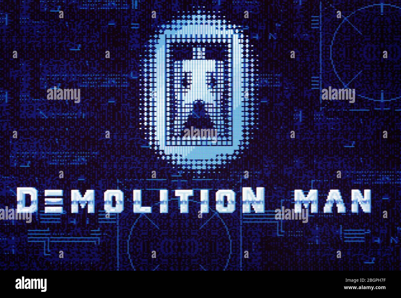Demolition Man - Sega Genesis Mega Drive - Editorial use only Stock ...