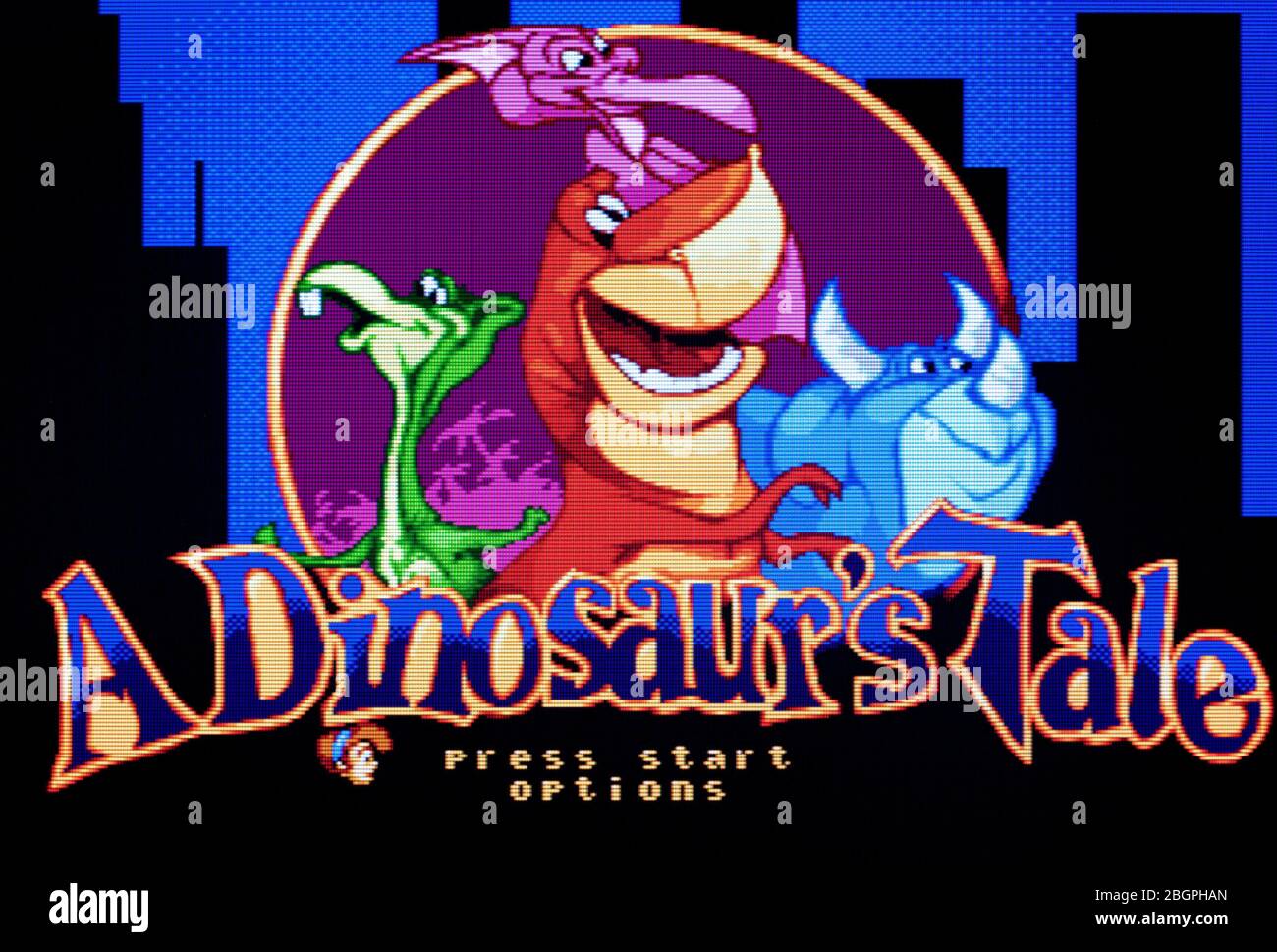 A Dinosaur's Tale - Sega Genesis Mega Drive - Editorial use only Stock ...