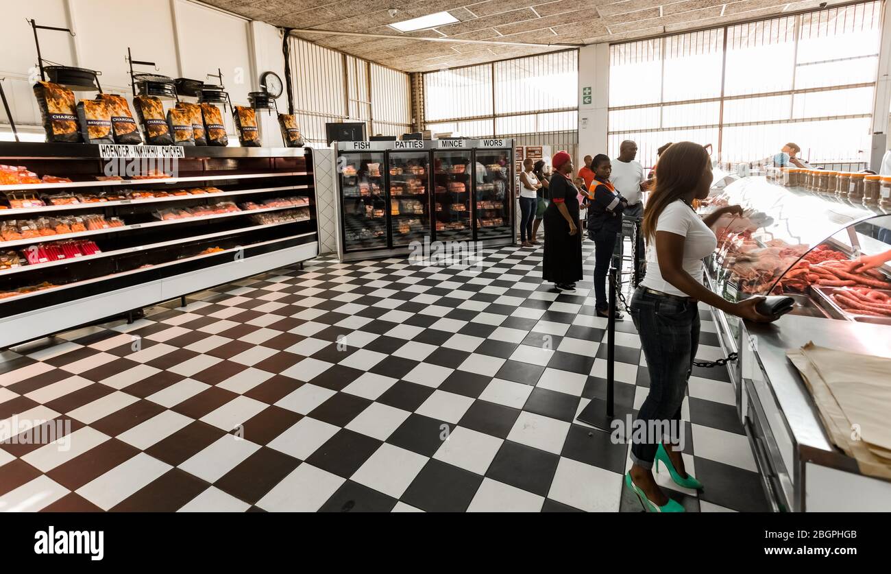 Middleburg, South Africa - February 02, 2015: Interior of an almost ...