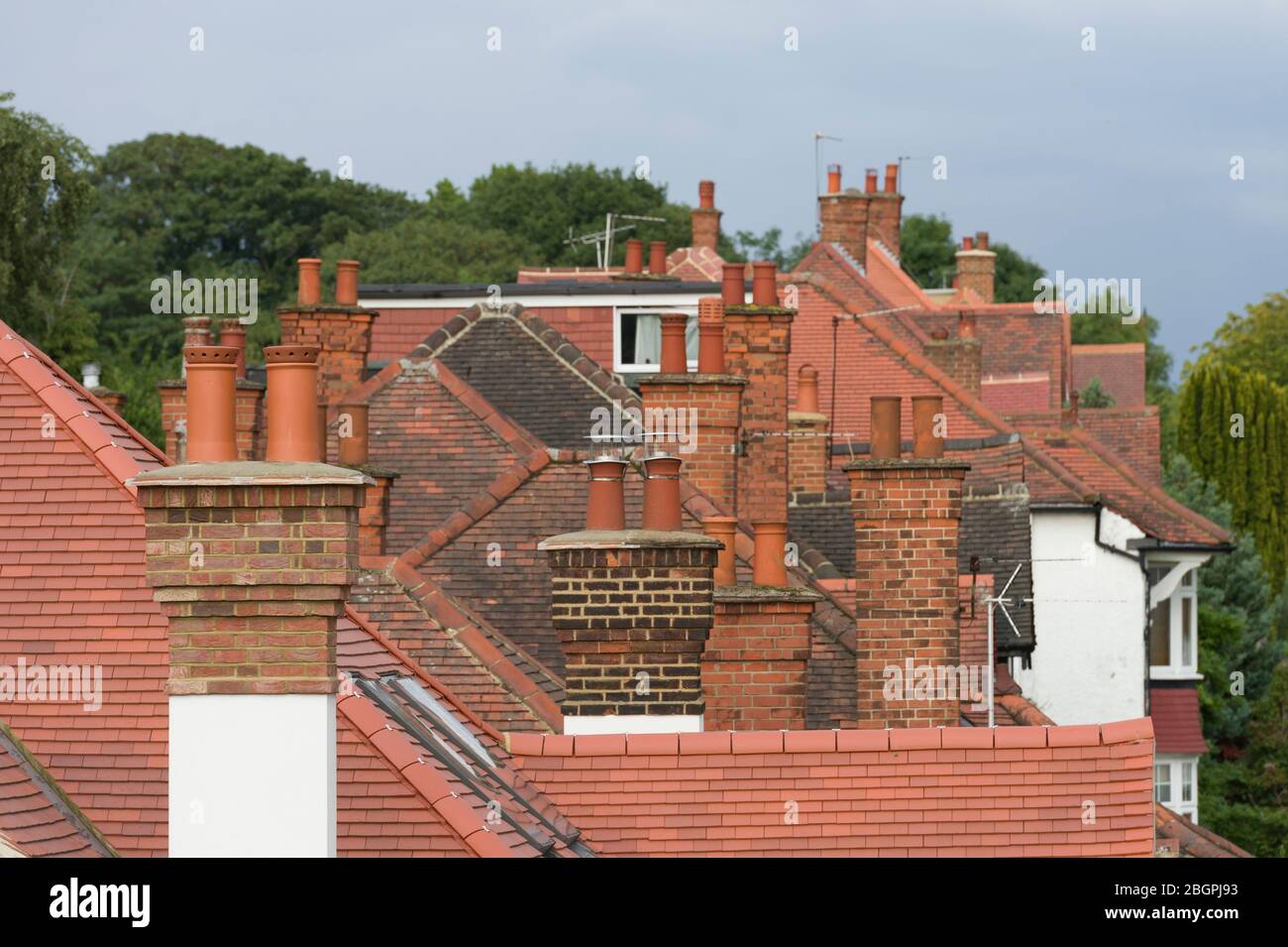 Middle class neighbourhood hi-res stock photography and images - Alamy
