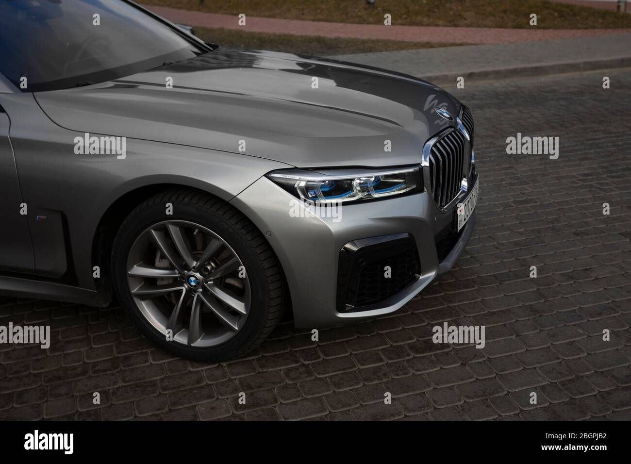 Minsk, Belarus - ‎March ‎28, ‎2020: 2020 BMW 7 Series facelift 740 Ld ...